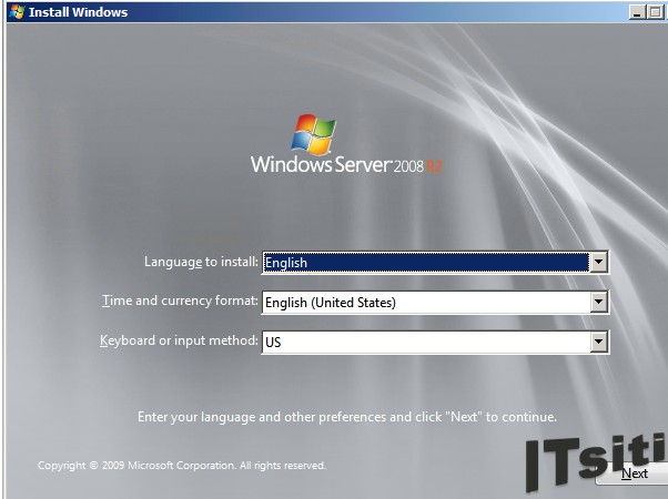 Install Windows Server 2008 R2 on VirtualBox